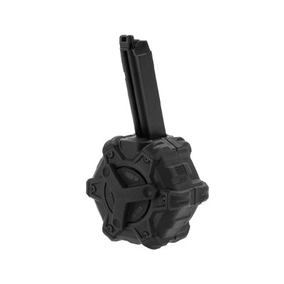 AW Custom Drum Magazine for Gas Blowback Airsoft Pistols & Rifles ...