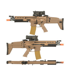 Cybergun FN Herstal Licensed Full Metal SCAR Light Airsoft AEG Rifle b ...
